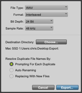 How to consolidate audio tracks in Pro Tools